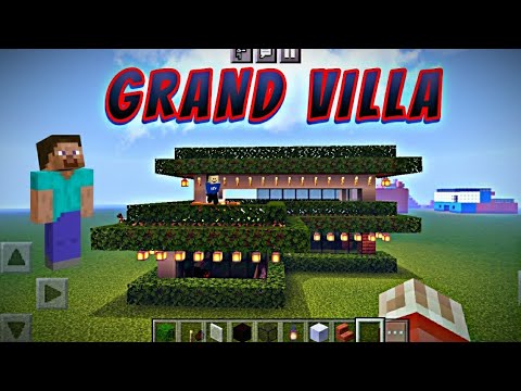 HOW DO BUILD MINECRAFT GRAND VILLA EASYWAY HOME IN MINECRAFT VIP HOUSE ...