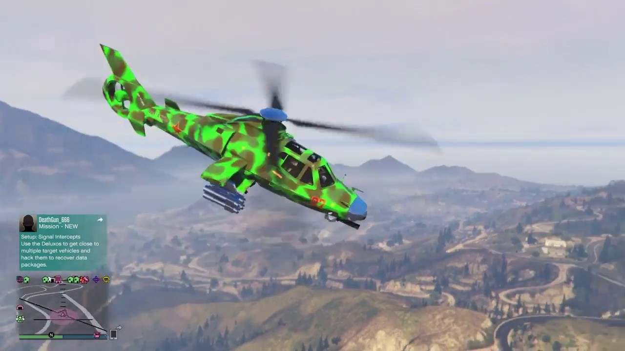 GTA 5 ONLINE NEW DOOMSDAY HEIST NEW CHOPPER AKULA FLYING TEST & UPGRADE ...