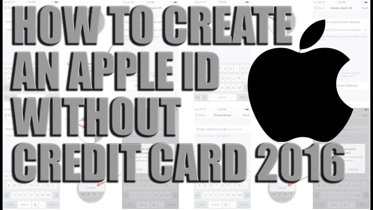 How to create an Apple ID without credit card 2016 - - YouTube