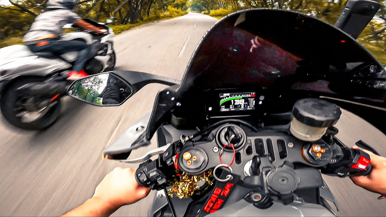 Yamaha YZF R1 VS HAYABUSA DRAG RACE... - YouTube