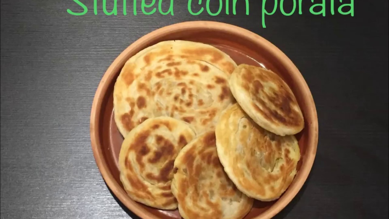 Stuffed Coin Porata ( Yummy treats ) - YouTube
