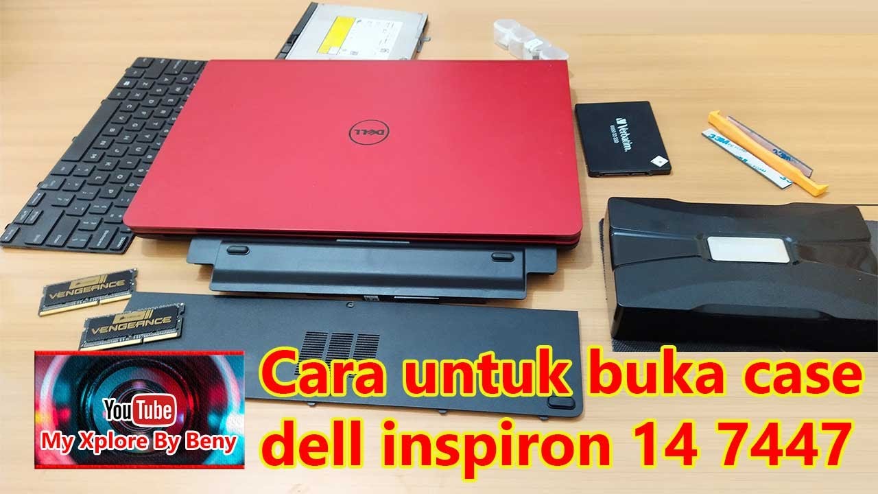 how to Disassembly cleaning Dell inspiron 14 7447 pandora laptop - YouTube