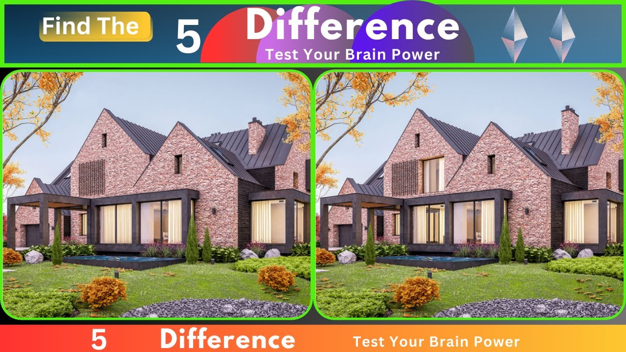 Find the Hidden 5 Differences - YouTube