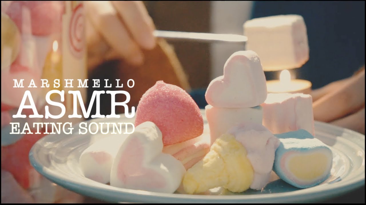 [ASMR/3D Sound]꾸덕꾸덕 마시멜로 이팅사운드/Marshmello Eating sounds/咀嚼音 - YouTube