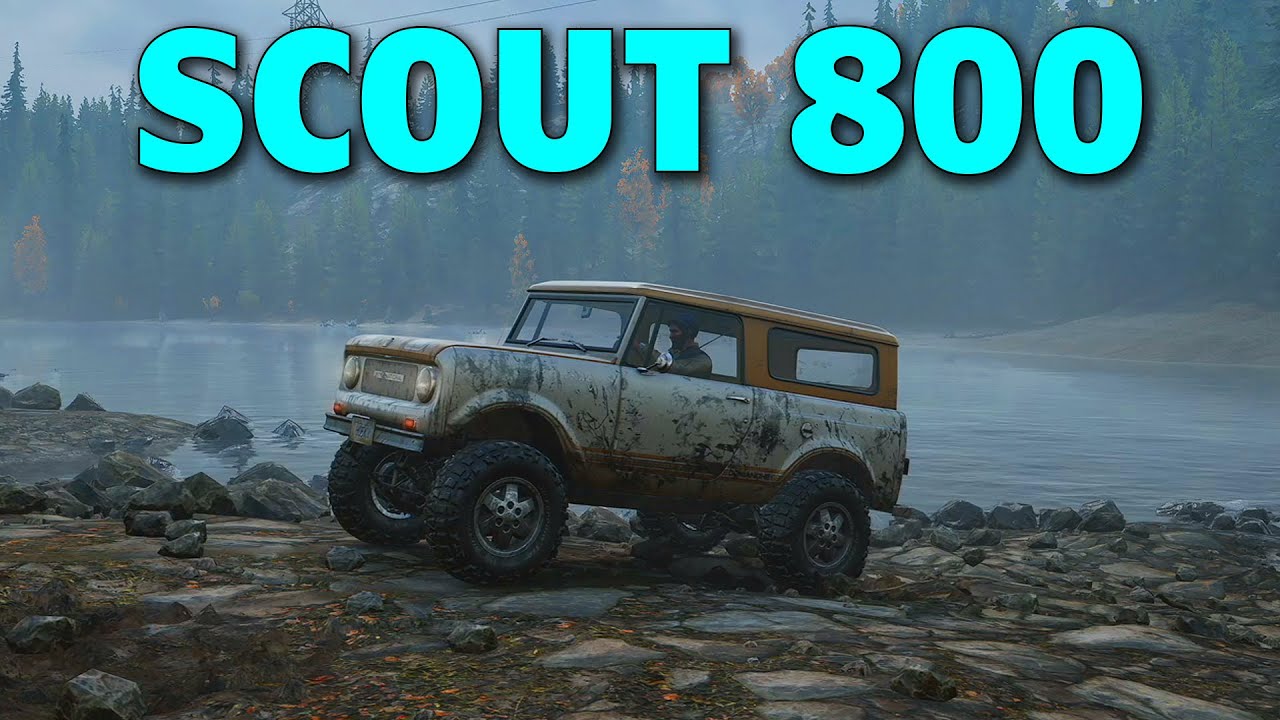 SCOUT 800 & SMITHVILLE DAM - SnowRunner Gameplay - YouTube