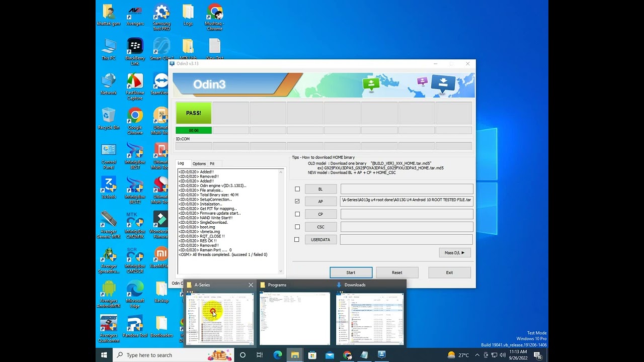 Samsung A01 Core SM-A013G U4 ROOT Done - YouTube