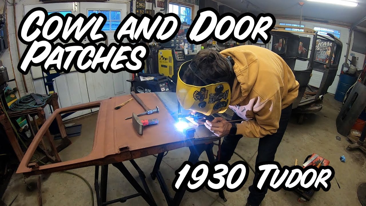 1930 Model A Tudor Sedan Making Your Orders and Welding In Patch Panels - YouTube