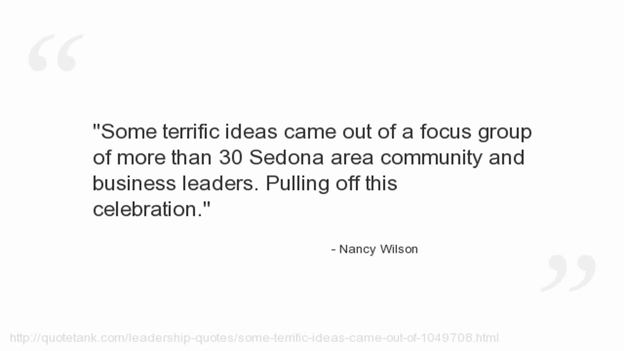 Nancy Wilson Quotes - YouTube