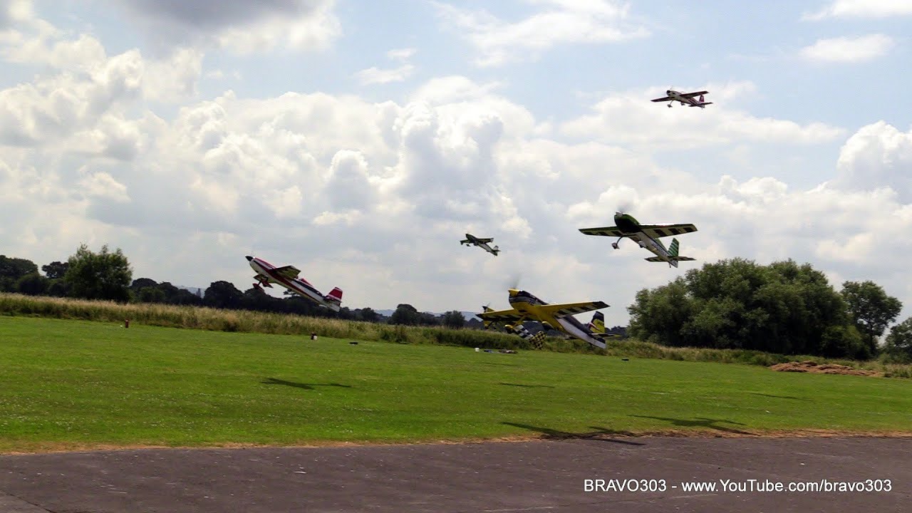 Az Aerosports Mass 3D RC Plane Formation Woodspring Wings 2019 - YouTube