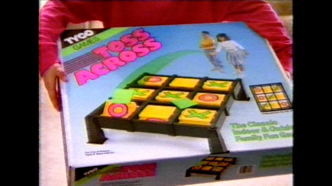 Tyco Toss Across Game Commercial (1991) - YouTube