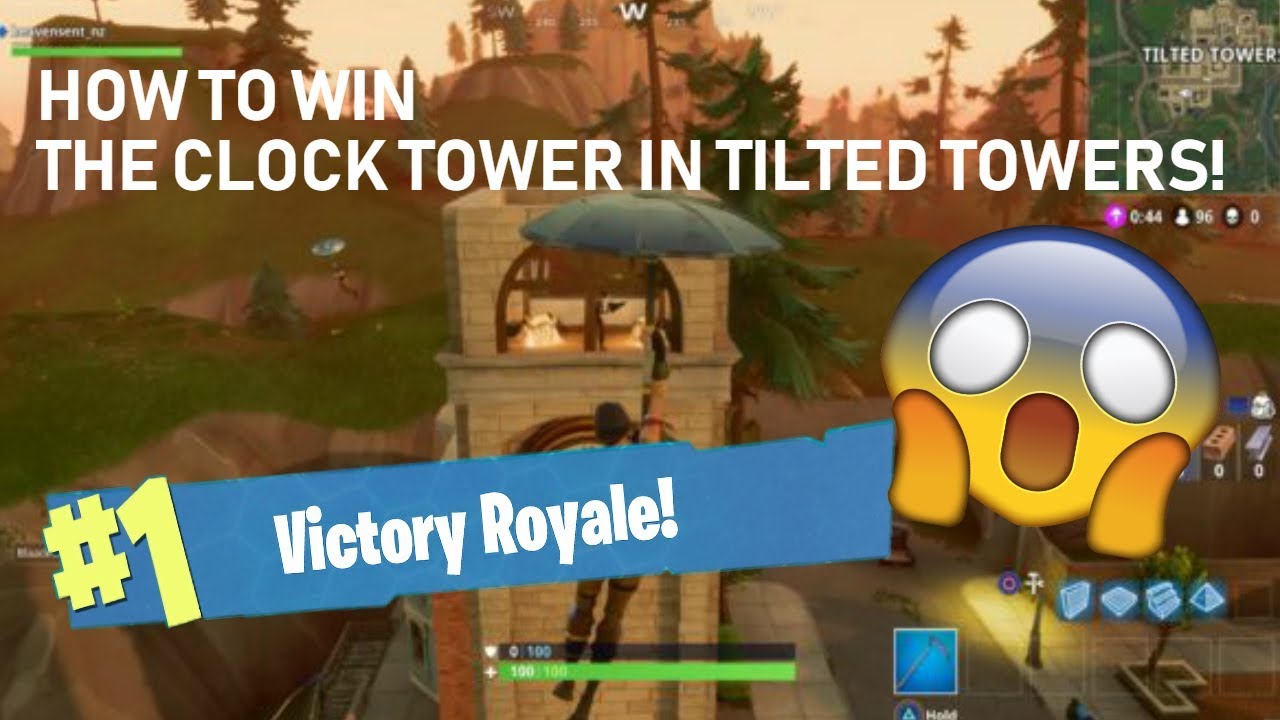 HOW TO WIN THE CLOCK TOWER IN TILTED TOWERS! | Fortnite Battle Royale ...