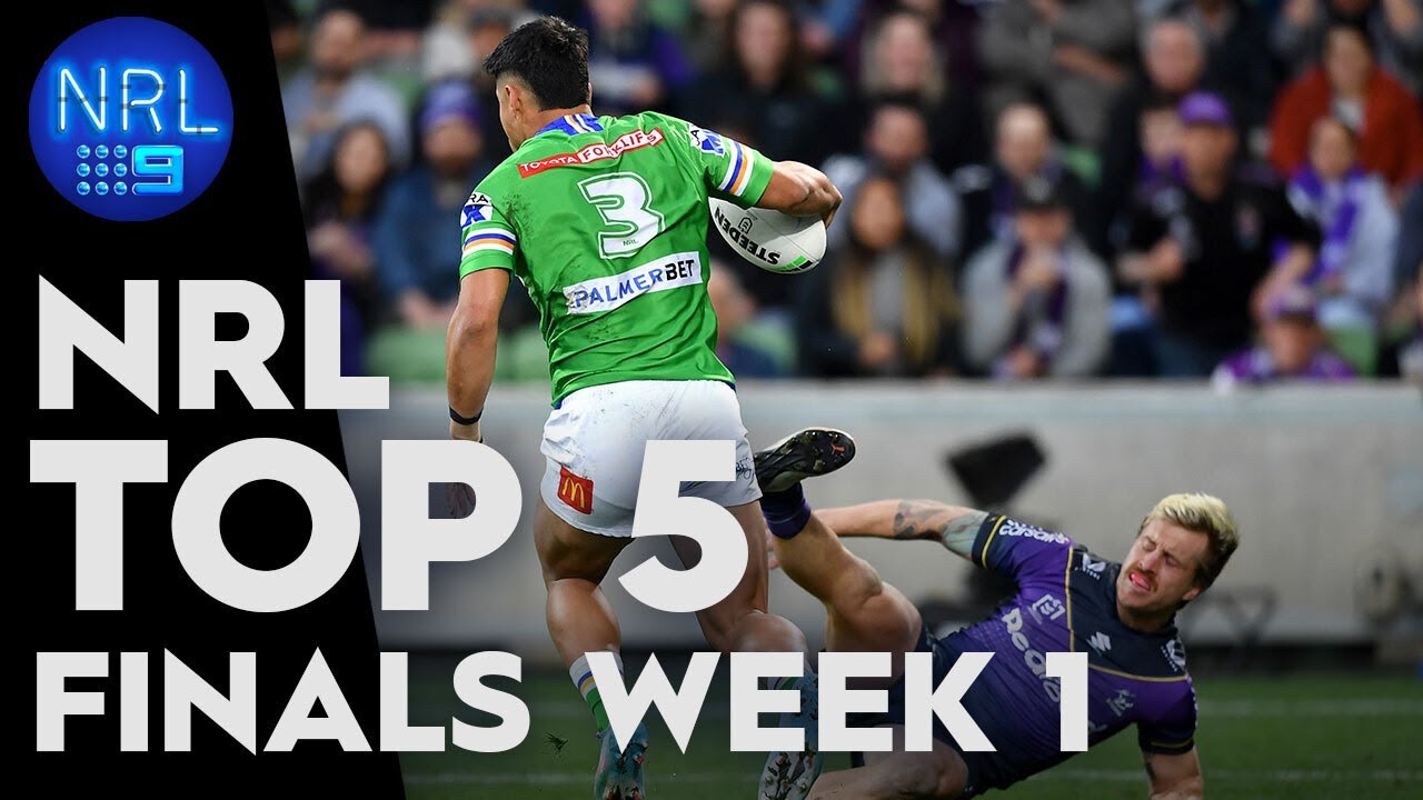 Top 5 NRL tries - Finals Week 1 | NRL on Nine - YouTube