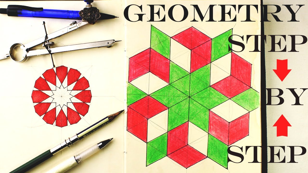 Geometric Pattern | Step by Step Making | Easy Islamic Geometry - YouTube