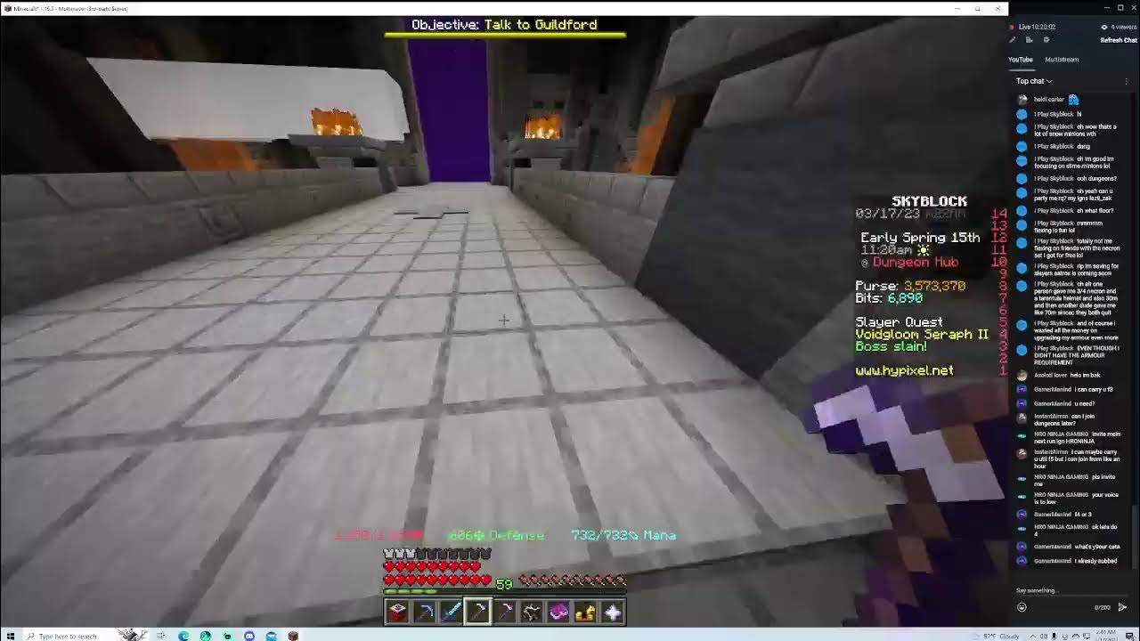 Hypixel skyblock farming for more gifts solo ep 5 and more come chat a ...