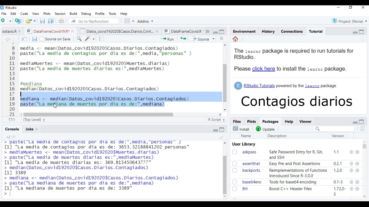 análisis de datos en R Básico - YouTube