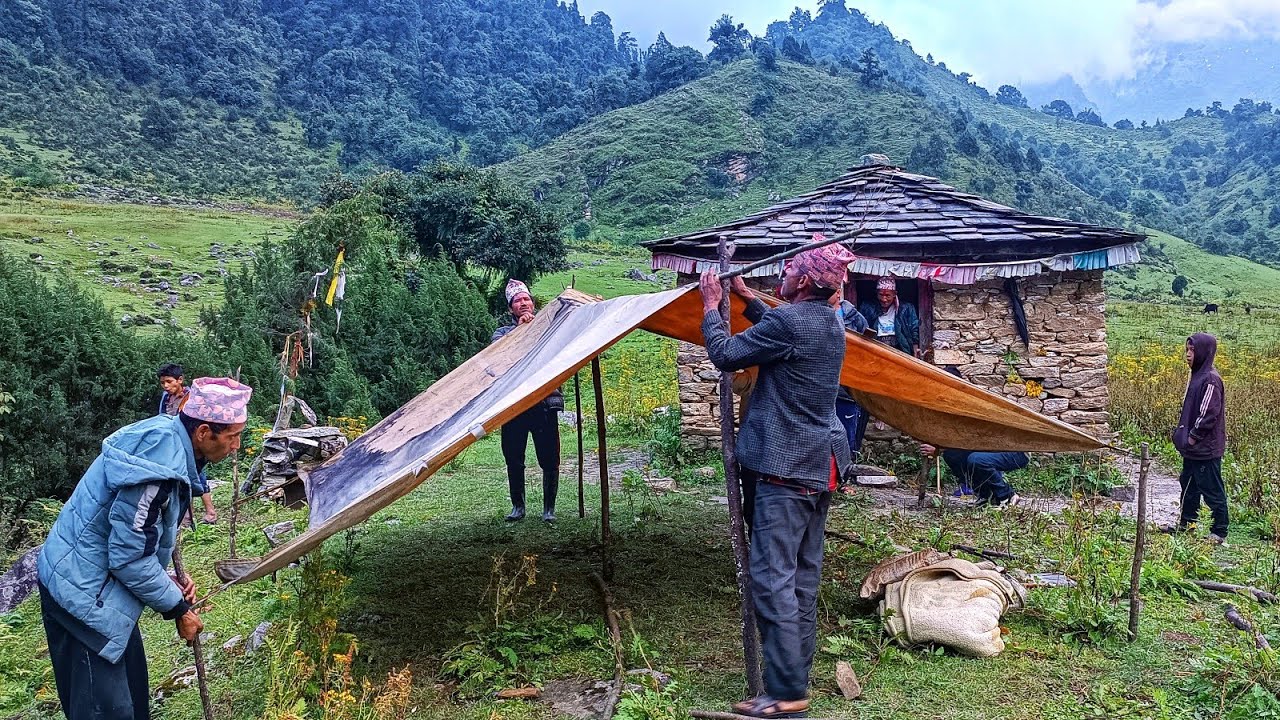 Nepali himalayan traditional culture in nepali beautiful place in ...