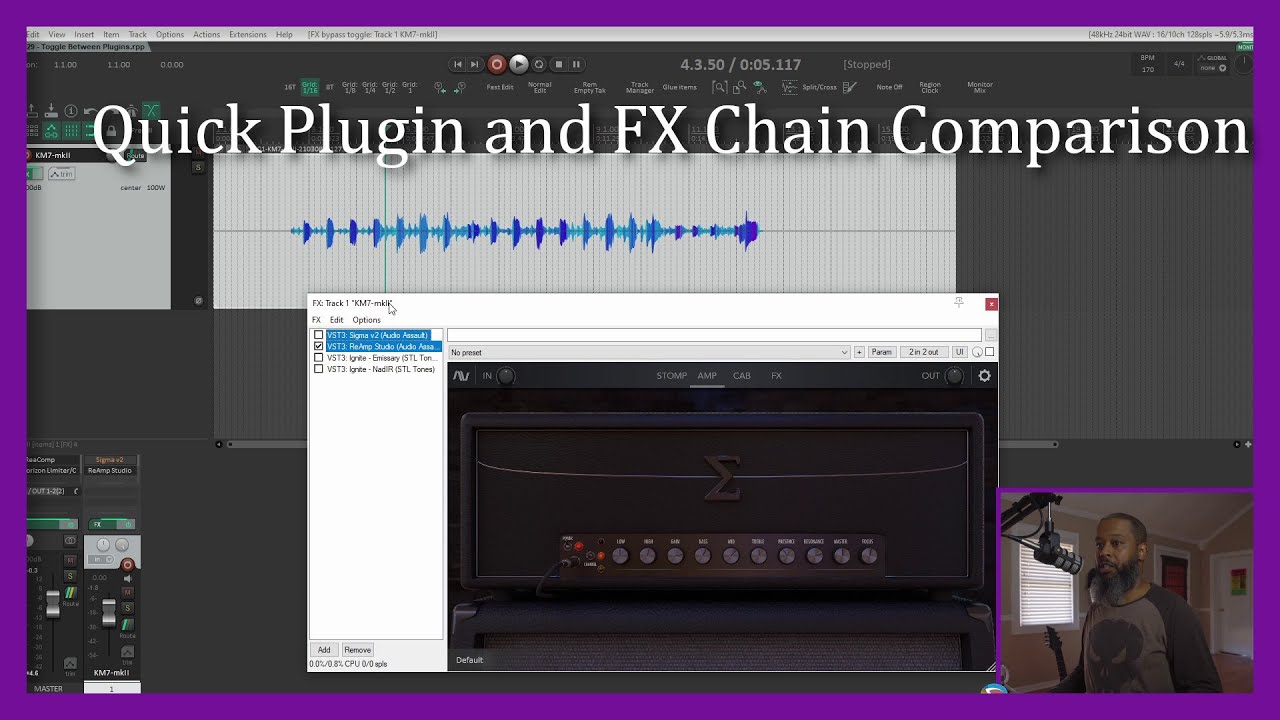 Quick Plugin and/or FX Chain Comparison - YouTube