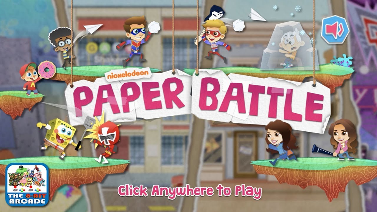 Nickelodeon Paper Battle - Smash your Fellow Nick Bros in an All Out ...