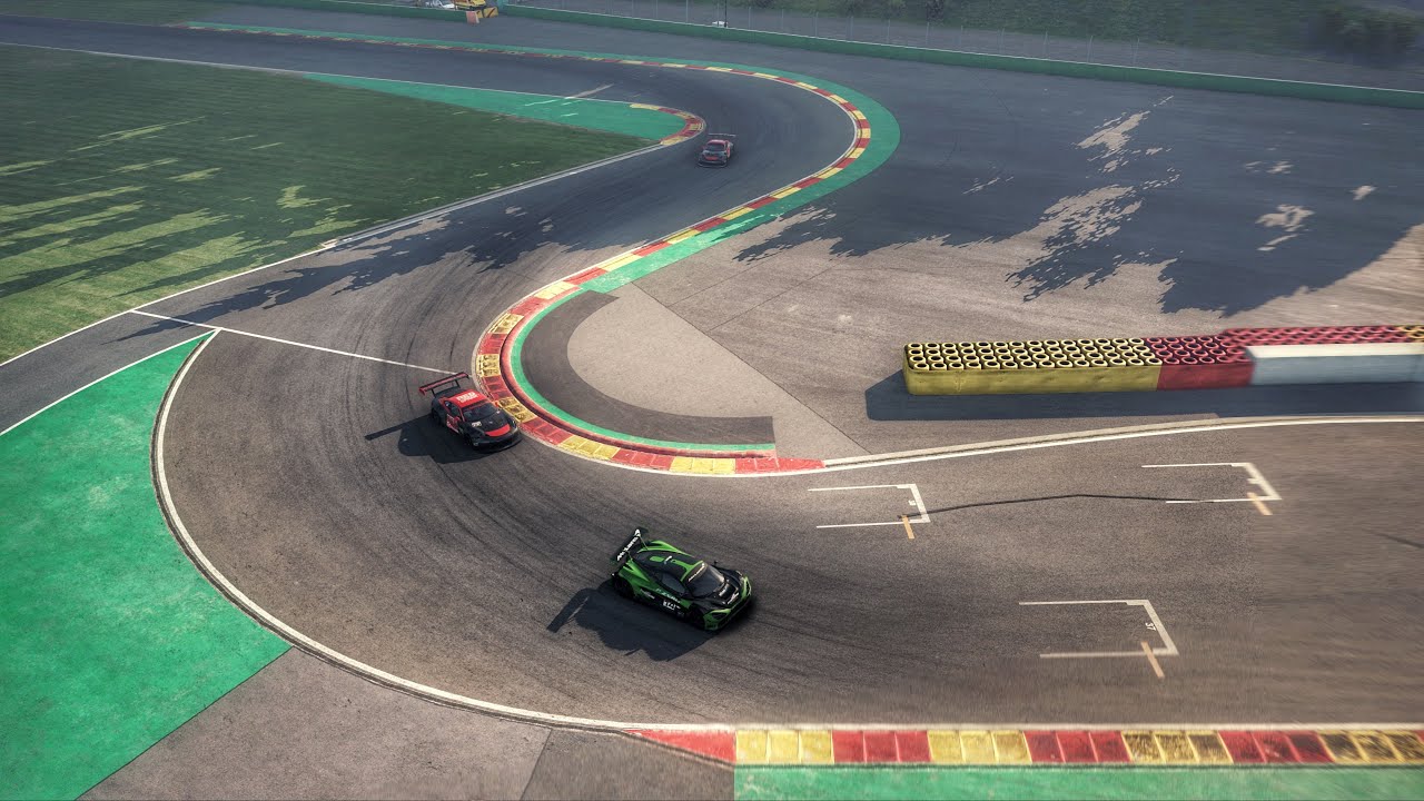 Encounter with AMZ Racing at Spa - YouTube