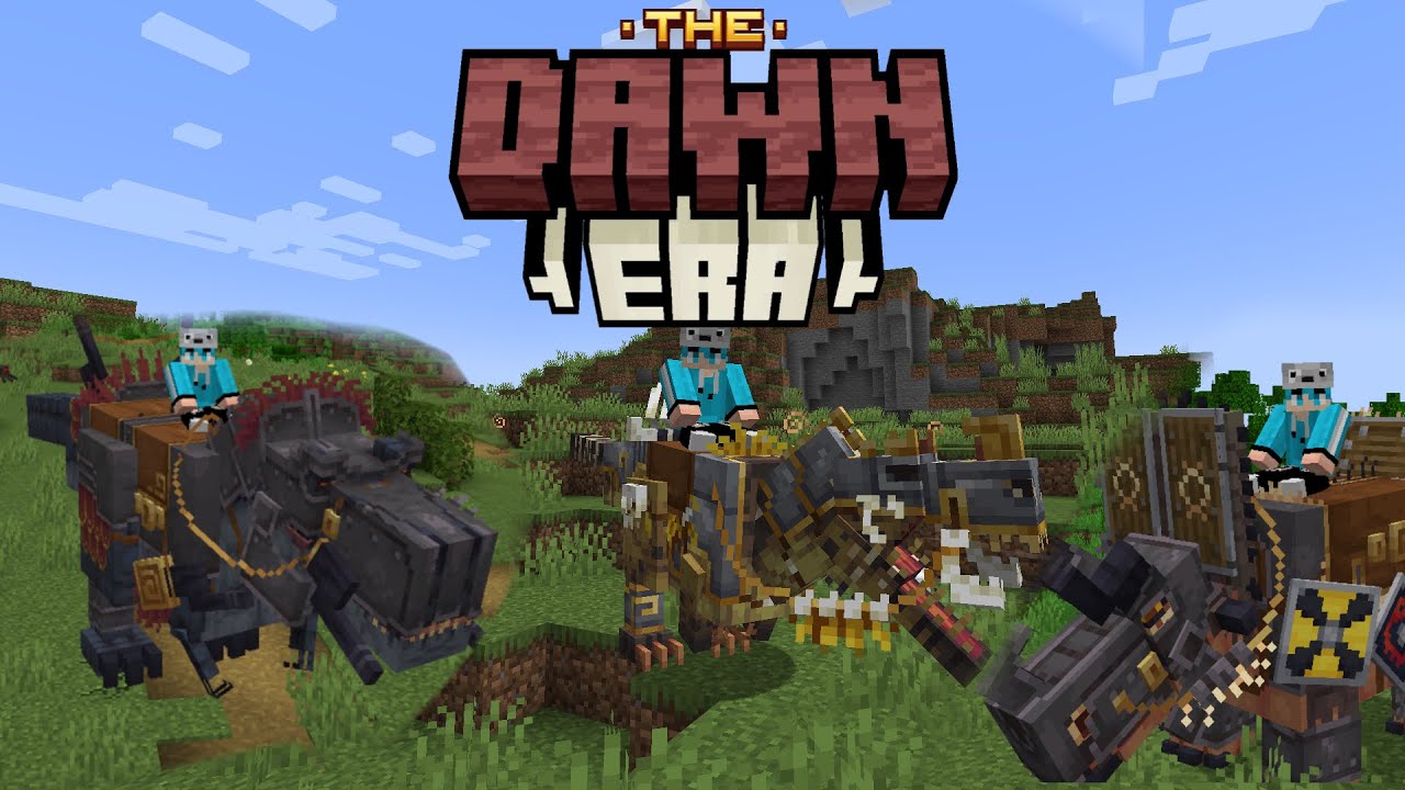 Minecraft Mod The Dawn Era : Modไดโนเสาร์ที่โคตรเจ๋ง สามารถขี่ได้ และ ...