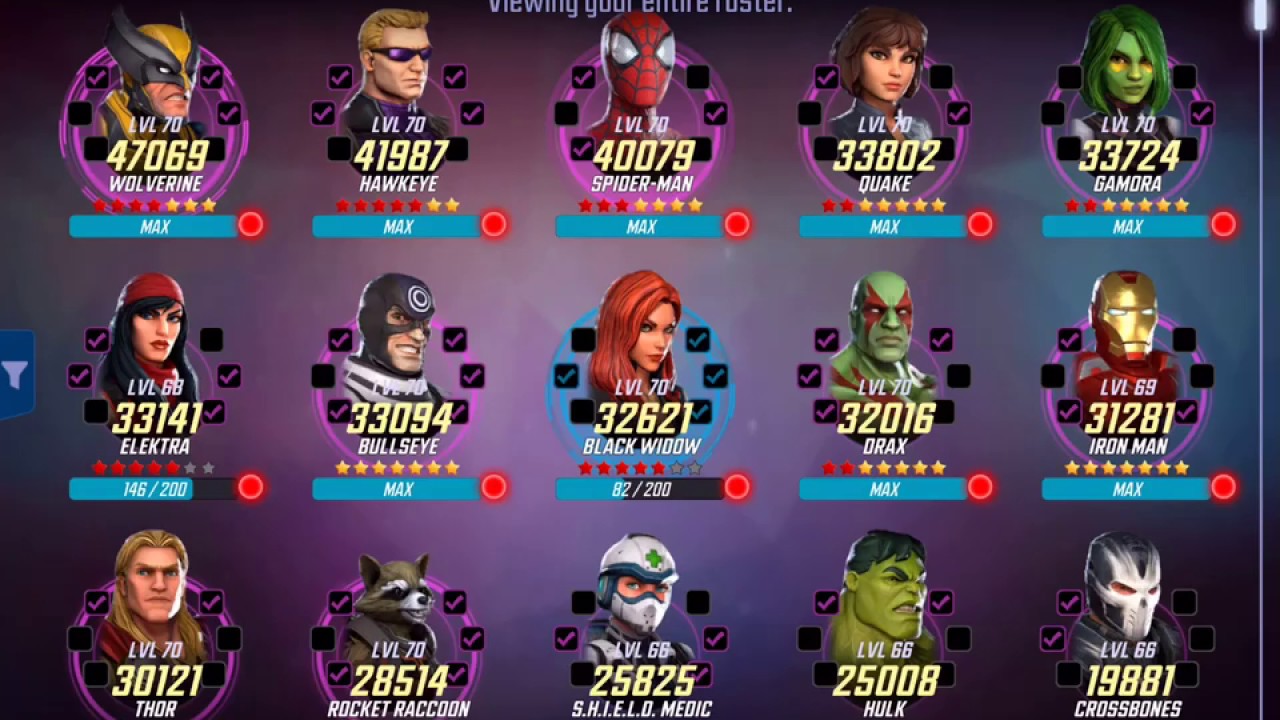 Marvel strike force characters ranked 2021 - lolJuli