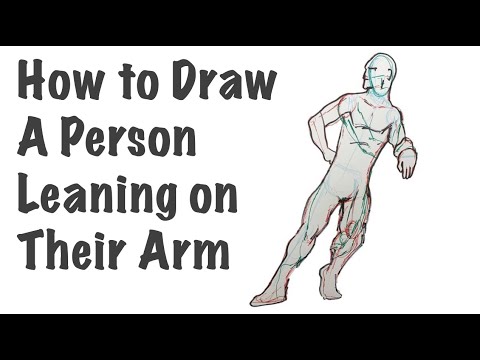 How to Draw a Person Leaning on Their Arm - YouTube