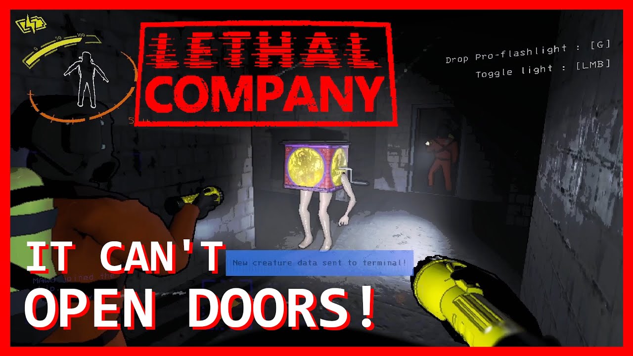 Lethal Company - It can't open doors! [FUNNY MOMENT] - YouTube