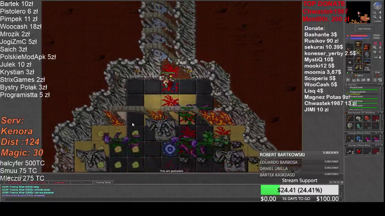 [Rl] Tibia, jak odebrać nagrody z poi :) - YouTube