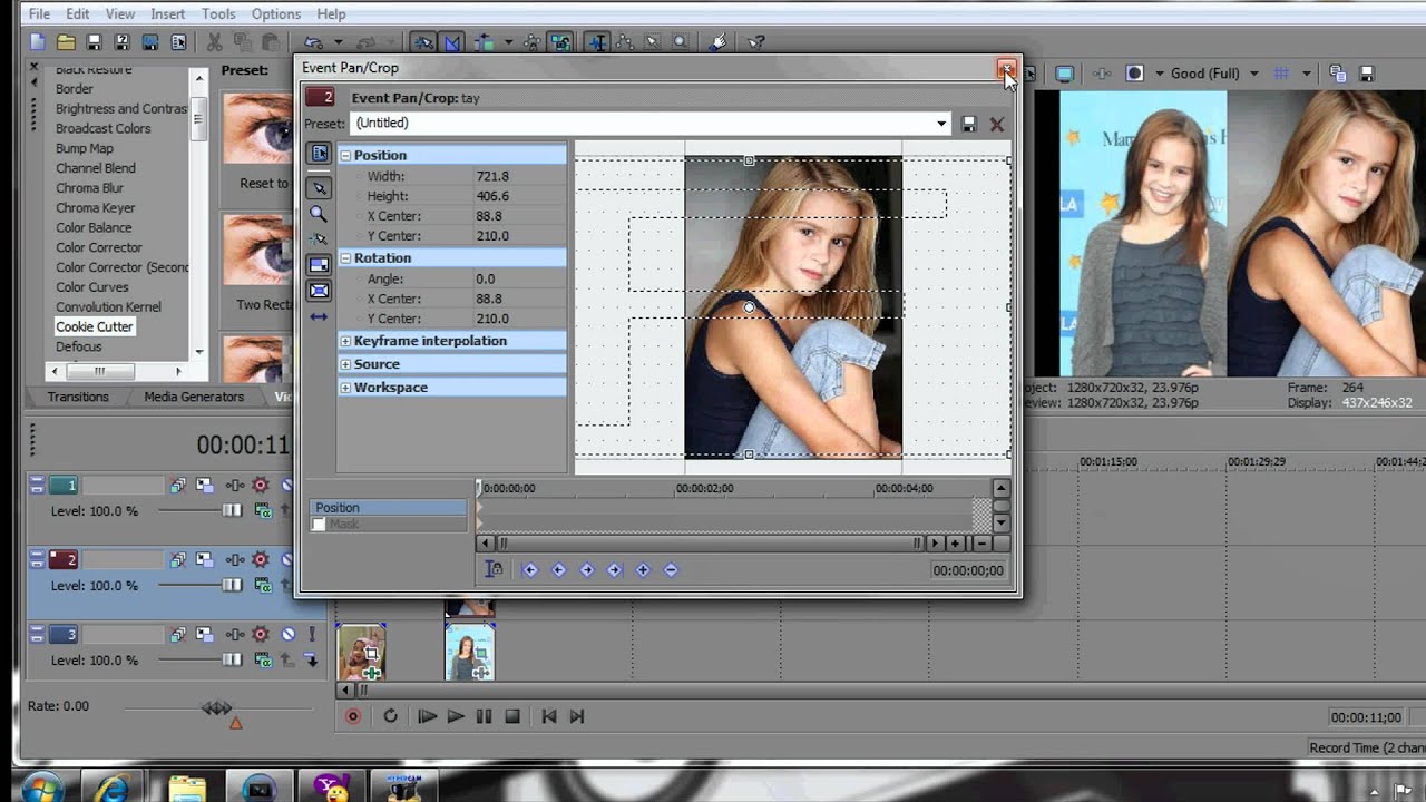 Cookie cutter effect [SonyVegas] - YouTube