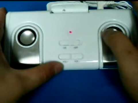 Mini Angel Eyes Foldable Stereo Speaker - YouTube