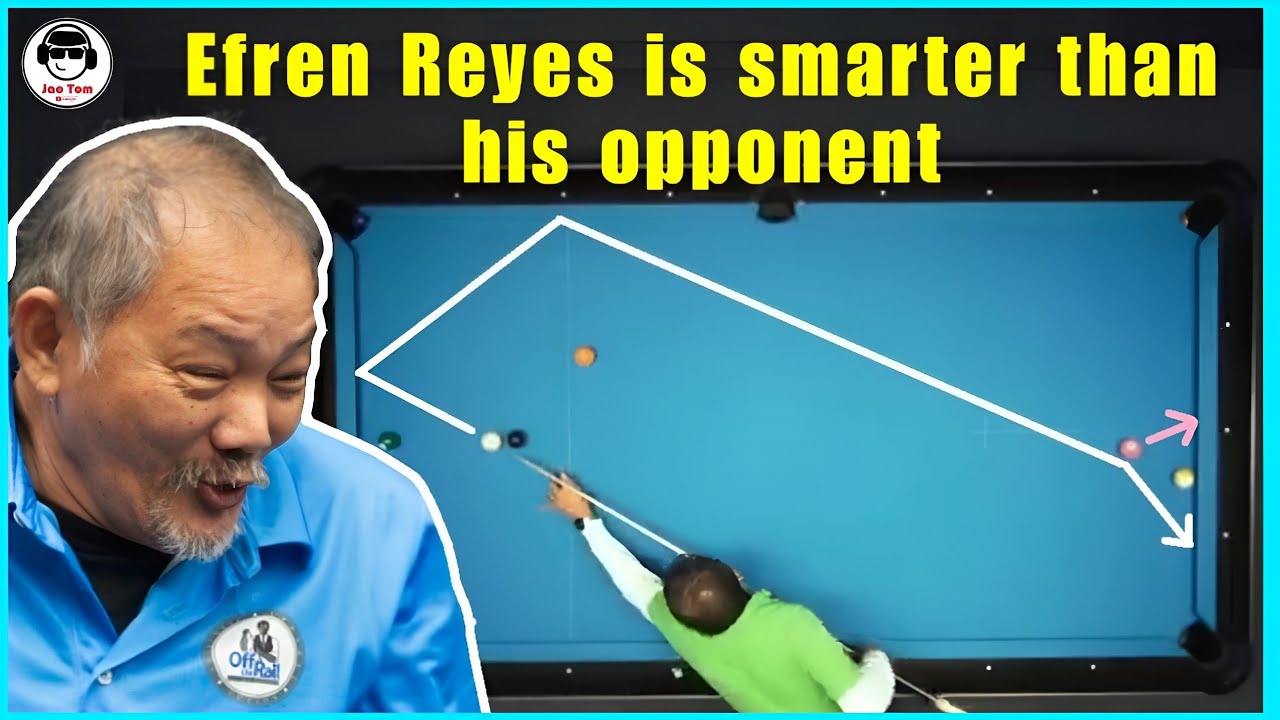 The Magician Efren Reyes Incredible Safety Shots - YouTube
