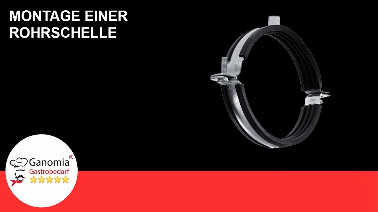 Montage einer Rohrschelle - YouTube