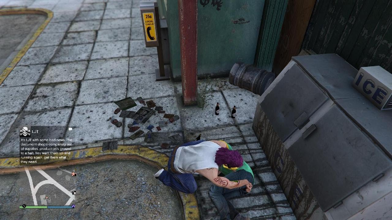 Grand Theft Auto V Blue Dot - YouTube