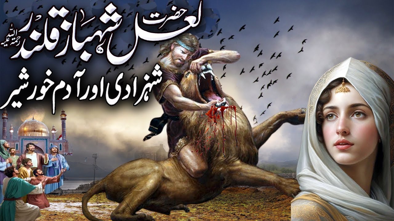 Hazrat Lal Shahbaz Qalandar Shehzadi Aur adam khor Shair | Hazrat lal ...