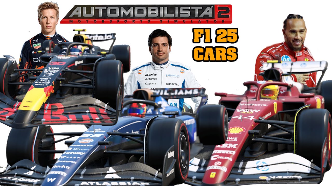 Automobilista 2 F1 25 Cars Mod Skinpack for AMS 2 F1 with Gameplay ...