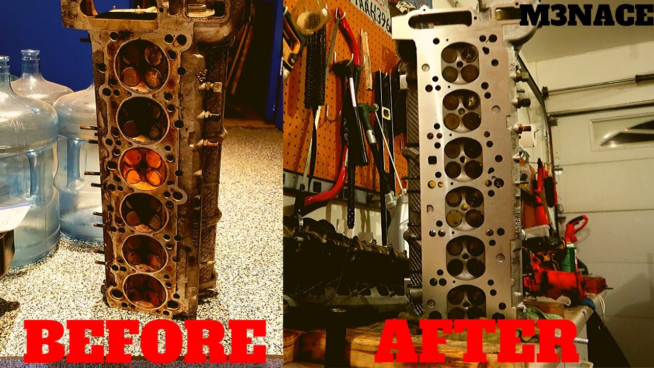 E36 Head Special: At-Home Valve lapping Head Restoration - YouTube