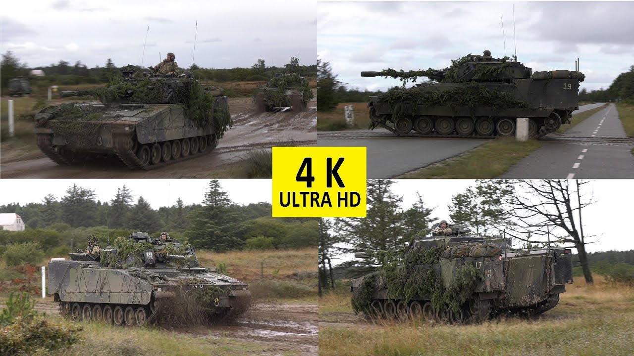 4K Exercise Brave Lion 2022 CV9035 IFV DK Delaying Operation ...