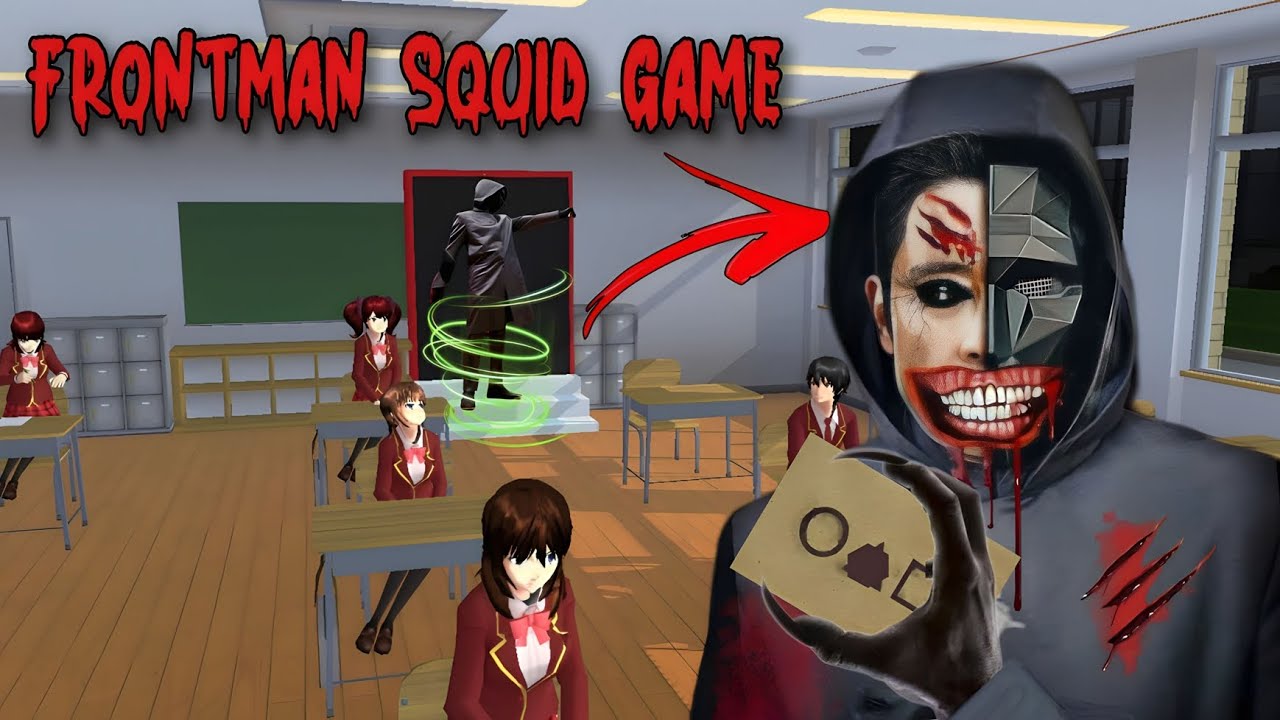 Frontman Squid Game Horror in Sakura School Simulator 🕳️☠️ # ...