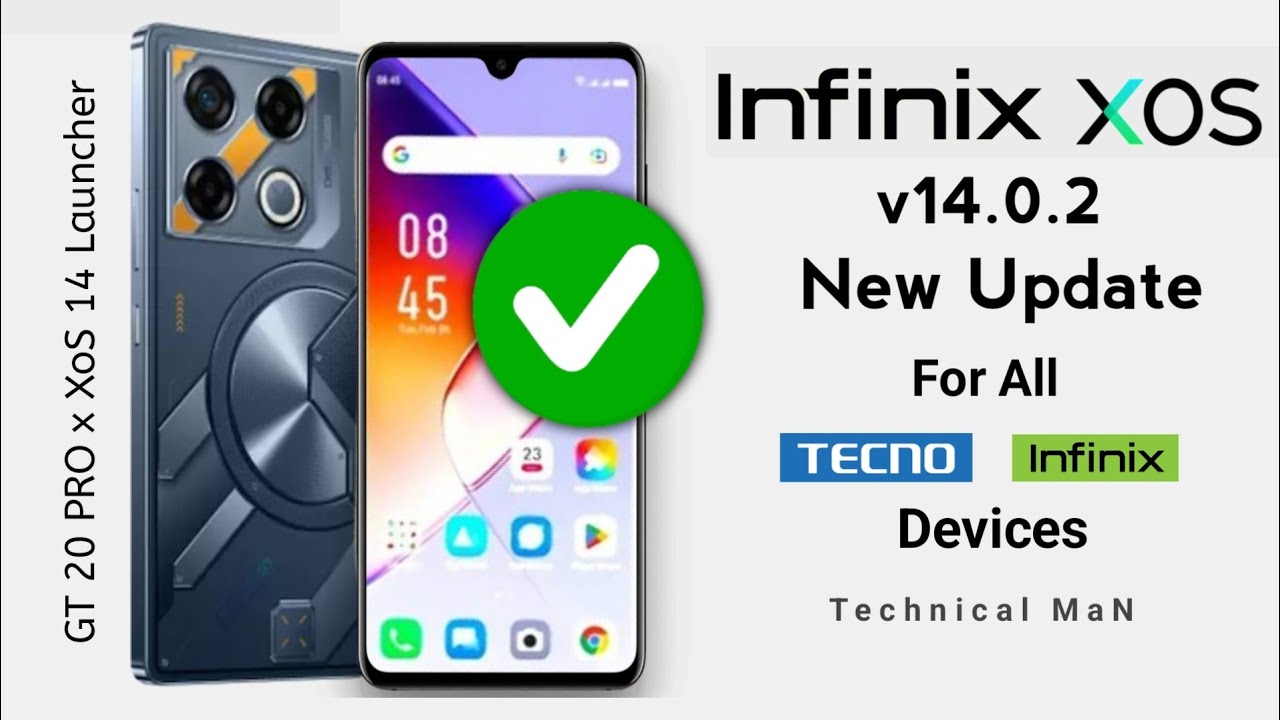 XoS 14 Infinix GT 20 Pro New Launcher Update For all Tecno & Infinix ...