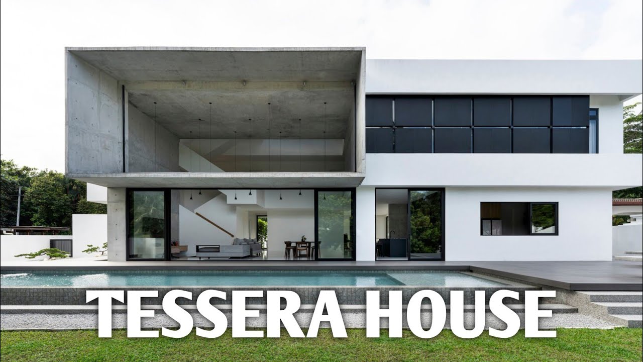 Tessera House: A Harmonious Blend of Modern Design and Nature - YouTube