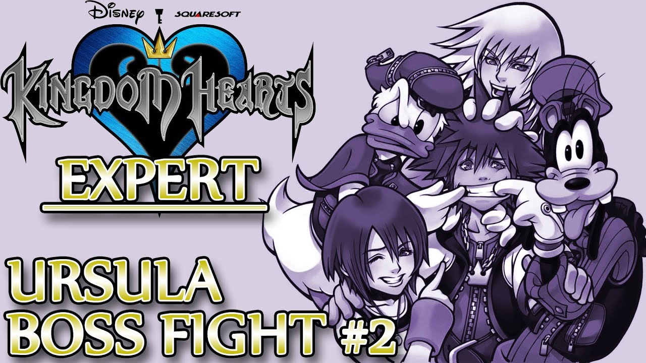 Kingdom Hearts Walkthrough Expert Mode, PCSX2 - Ursula 2/Giant Ursula ...