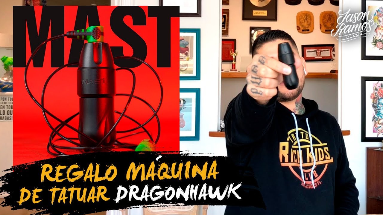 Máquina Rotativa Mast Tour PRO Dragonhawk REGALO Para Tatuadores ...