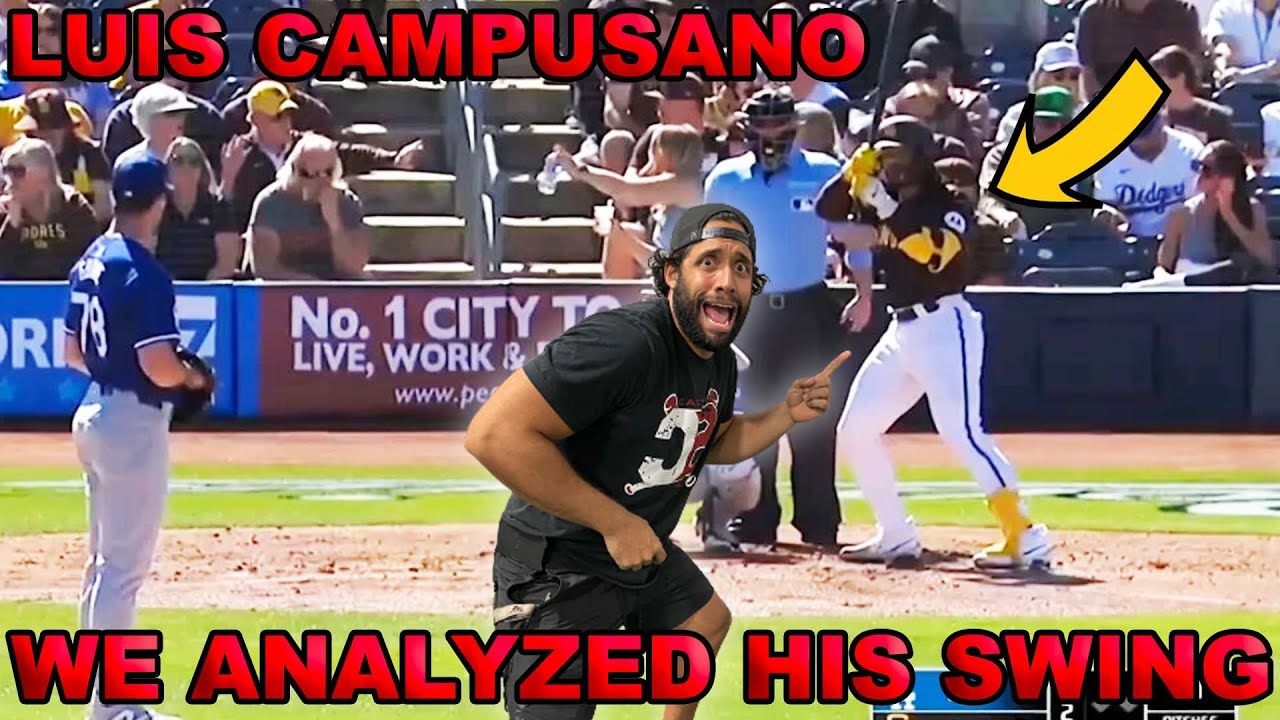 THIS PLAYER LUIS CAMPUSINO HAS A PRETTY WEIRD STANCE - YouTube