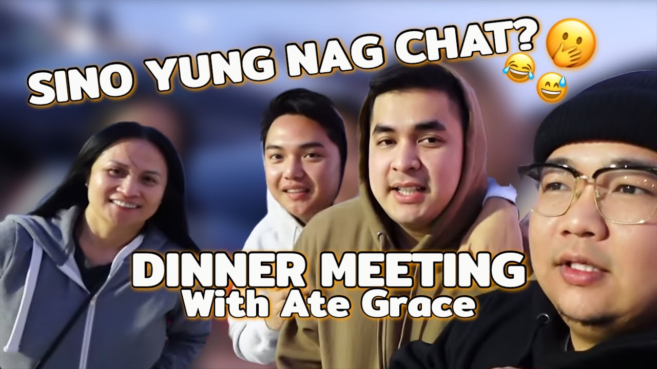 Dinner Meeting With Ate Grace and @WanderZVlogs - YouTube