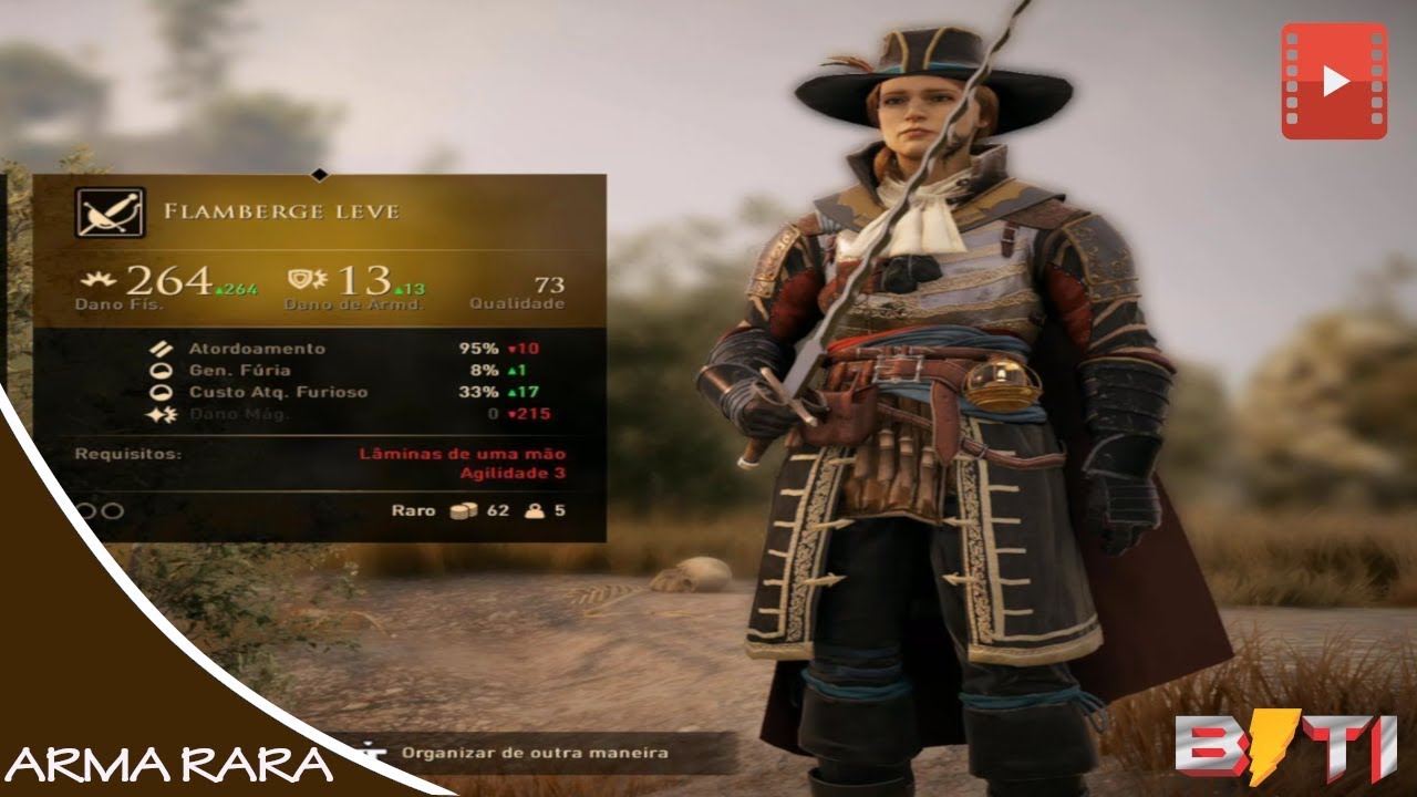 Localizacao - Flamberge Leve - espada leve rara || Greedfall - YouTube