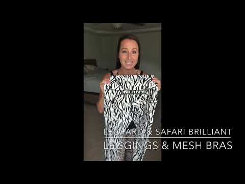 Zyia Active Review Leopard Safari brilliant Leggings & Bras - TTS leggings/bra size up one if busty
