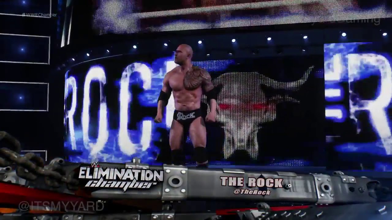 WWE 2K18 THE ROCK ENTRANCE - YouTube