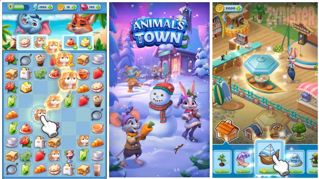 Animals Town: Merge Forest - YouTube