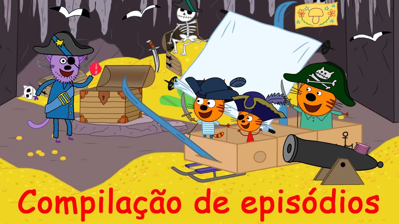 Kid-E-Cats | Melhor compilação de episódios| Cartoons em portugues ...