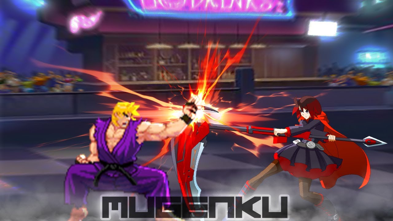 Daigo Ken vs Ruby Rose. RWBY vs Street Fighter Mugen Multiverse - YouTube